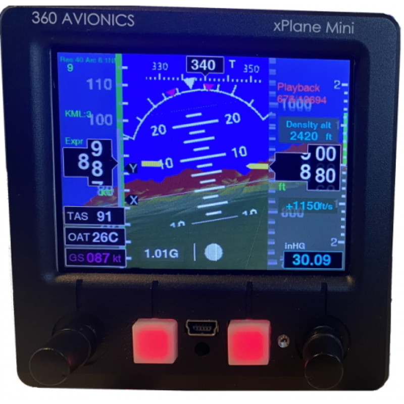 ELM350 Mini 3.125" EFIS – Advanced Flight Instrument System for ...